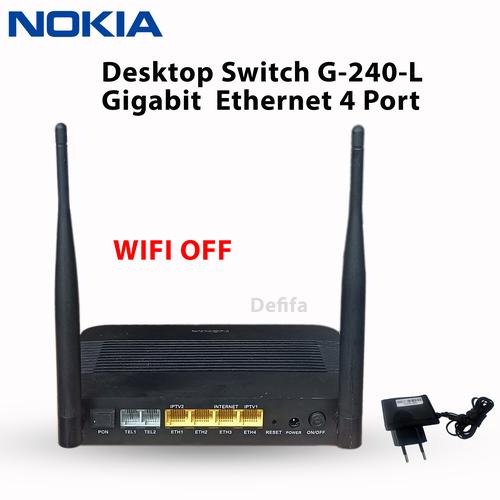 Jual Nokia G-240-L 4-Port Gigabit Ethernet Desktop Switch HUB - Kab ...