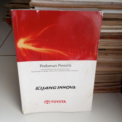 Jual PAKET BUKU PEDOMAN PEMILIK MANUAL BOOK TOYOTA KIJANG INNOVA 2013 ...