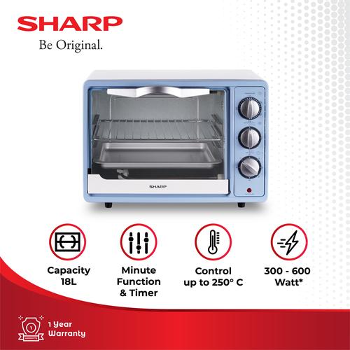 Promo Sharp Cookwear EO-18BL New Electric Oven Blue 18 Liter Cicil 0% ...