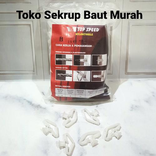 Jual Fisher Piser Viser Gypsum Gipsum Kupu-kupu Nylon Toggle Top Speed ...