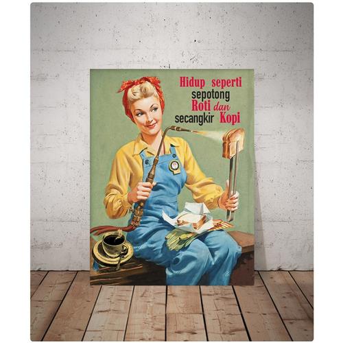 Jual Poster coffee Roti Bakar filosofi roti - Jakarta Pusat - Poster ...