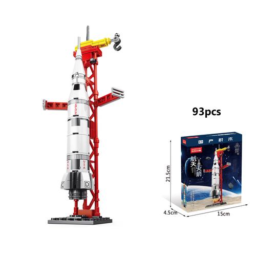 Jual Mainan Balok Blok Roket Nano Block Brick Rocket Pesawat Ulang-alik ...