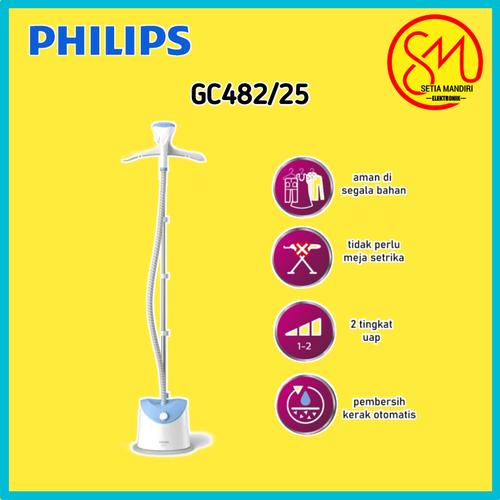 Promo Philips Stand Steamer GC482/25 Setrika Uap Berdiri GC482 GC 482 ...