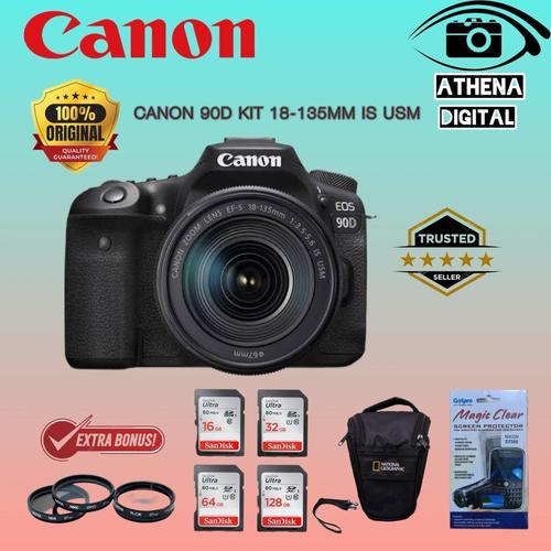 Jual CANON EOS 90D KIT 18-135MM IS USM NANO / CANON 90D KIT 18-135MM IS ...