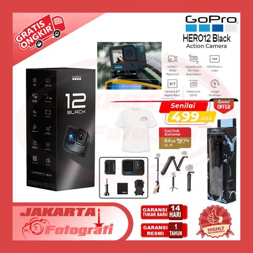 Promo GoPro Hero 12 Black Action Cam Action Camera Hero12 RESMI Cicil 0 ...