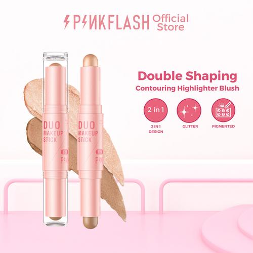 Jual PINKFLASH Duo Makeup Stick Contour & Highlighter 3D Waterproof ...