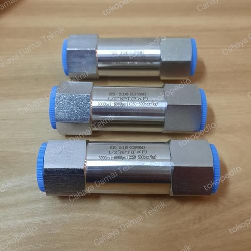 Jual Check valve SS316 6000psi FNPT/ Check Valve SS 316 class 6000 NPT ...