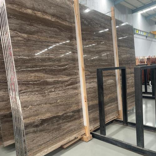 Jual travertine titanium marmer slab lembaran - Jakarta Barat - stone ...