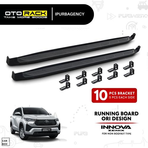 Jual Otorack Footstep/Running Board Model Ori For Toyota Innova Zenix ...