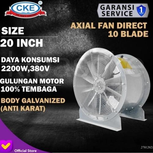 Jual Axial Fan 20 Inch 2.2 Kw Axial Blower 20 Inch 3hp Fan Heavy Duty ...