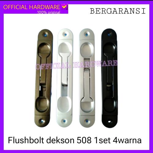 Jual flushbolt dekson fb 508 grendel pintu dekson spartan dekson 4 warna - silver - Jakarta ...