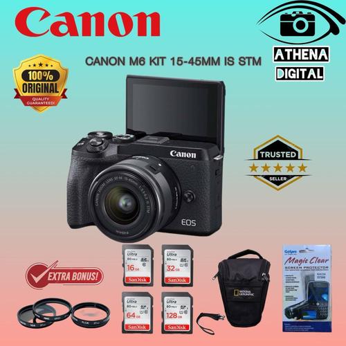 Jual CANON EOS M6 KIT 15-45MM IS STM / CANON M6 KIT 15-45MM IS STM ...