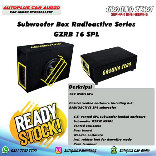 Jual Subwoofer Box GroundZero GZRB 16 SPL Radioactive Series - Kota ...