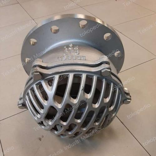 Jual Foot Valve Stainless SS 304 Flange JIS 10k 2" inchi DN 50 ...