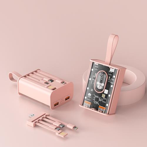 Jual 20000mAh Real Capacity Transparan Power Bank Mini Portabel ...