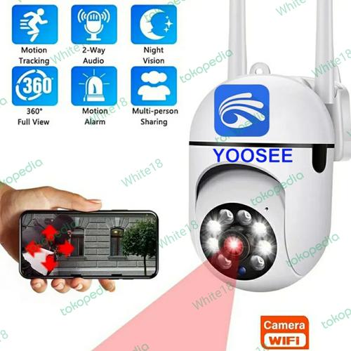 Jual New Yoosee HD 8MP Outdoor Wifi Cctv IP Camera Wireless PTZ Speed ...