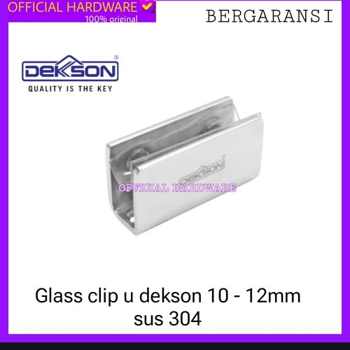Jual Glass clip Dekson stainless sus 304 ambalan kaca ke lantai dekson ...