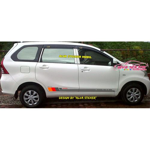 Jual sticker stiker avanza stiker list cutting body mobil toyota avanza ...