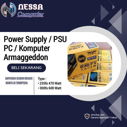 Jual PSU/Power Supply Internal Armageddon 235 - 500 Watt / 235 fx - 300 ...