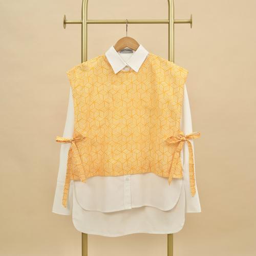 Jual Kemeja Dan Vest Batik Cantik A2101 Kuning - S, Vest - Jakarta ...