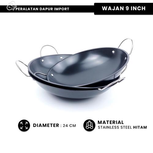 Jual Wajan Mini Hitam Ukuran 8 9 10 inch - 9 INCH - Jakarta Utara ...