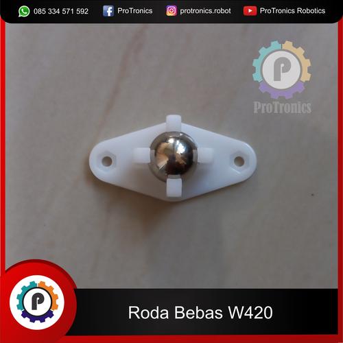 Jual W420 Steel Ball Fly Wheel Roda Beba Smart Car Line Follower Ban ...