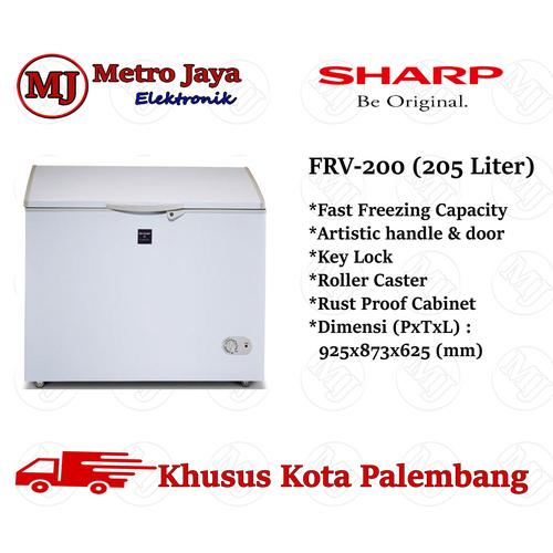 Jual CHEST FREEZER Sharp FRV 200 Box Freezer Sharp FRV 200 200 LITER ...