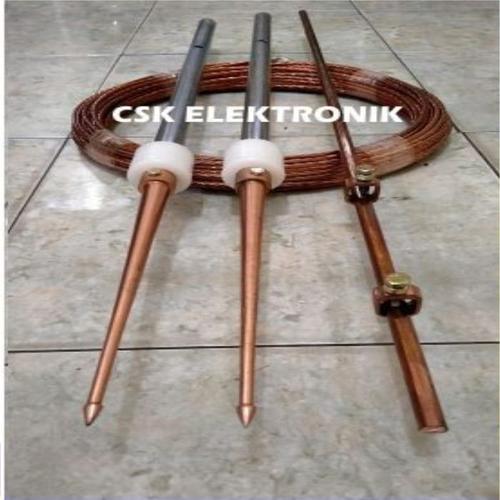 Jual Penangkal Petir 2 Tombak + Rod Tembaga + 30 M Kabel BC 25 ...