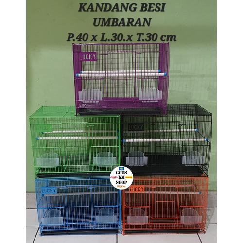 Jual KANDANG BESI KOTAK LUCKY KANDANG UMBARAN P.40 x L.30 x T.30 CM ...