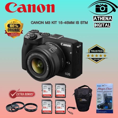 Jual CANON EOS M3 KIT 15-45MM IS STM / CANON M3 KIT 15-45MM - BODY ONLY ...