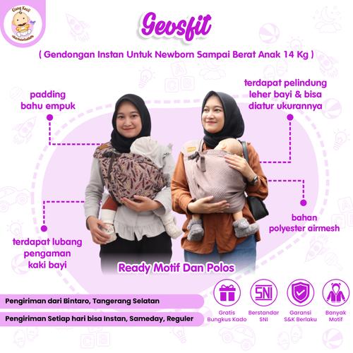 Jual Geosfit Air Cuddle Me Gendongan Bayi Adem M-Shape Newborn Toddler ...