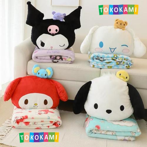 Jual Balmut Bantal Selimut Sanrio My Melody Kuromi Cinnamoroll Pochacco - My Melody - Jakarta ...
