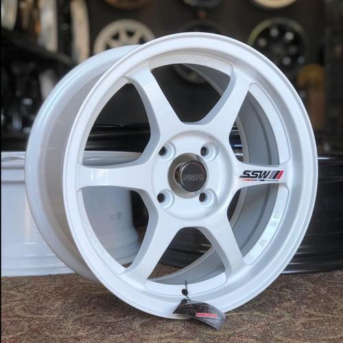 Jual velg r15 SSR TYPE C velg ring 15 SSW S296 brio mobilio ignis agya ...