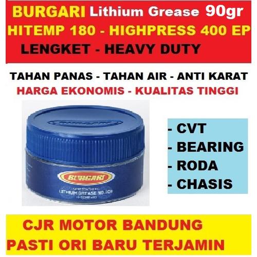 Jual BURGARI LITHIUM GREASE Hi Temp 100Gr GREASE STEMPED CVT LAHER RODA ...