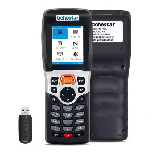 Jual Trohestar Wireless Barcode Scanner 1D 2D QR Wired Inventory ...