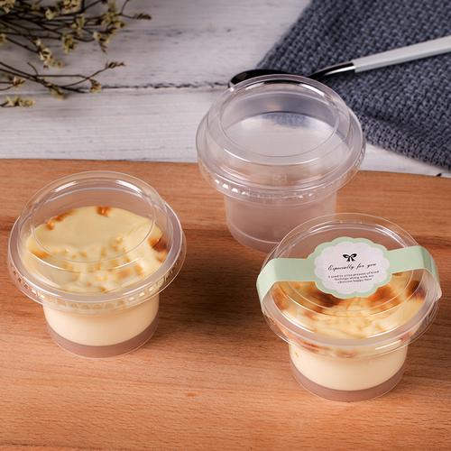Promo Cup Puding NEW 100 ML Gelas Pudding Bulat Cake Jelly Agar ...