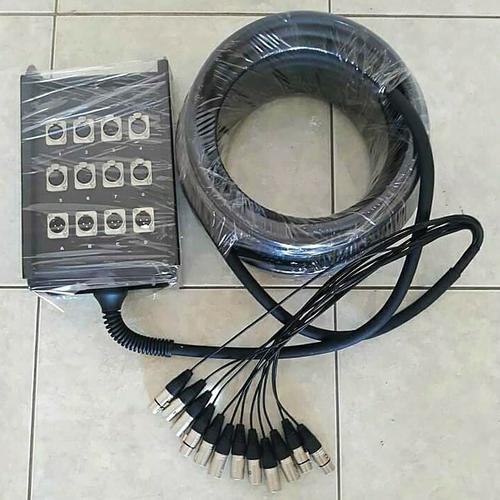 Jual Snake Kabel 12ch Spesialis Connector SC 8425 8 in 4 out panjang ...