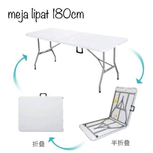 Jual Meja Lipat Untuk Dagang Outdoor/ Meja Lipat Plastik Besar Tinggi ...