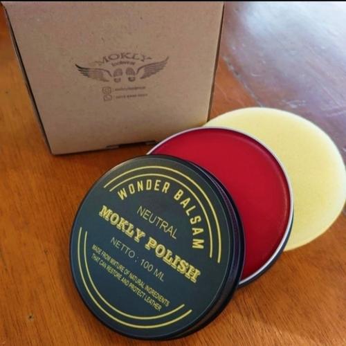 Promo semir sepatu kulit leather balm/wonder balsam biru - 100 gram ...