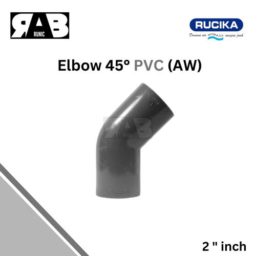 Jual Elbow / Knee 45° Derajat PVC (AW) 2" inch - RUCIKA - Jakarta Barat ...