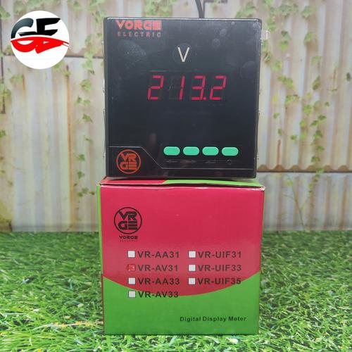 Jual Digital Voltmeter 1 Phase Volt Panel Meter Single Larkin LR-AV31 ...