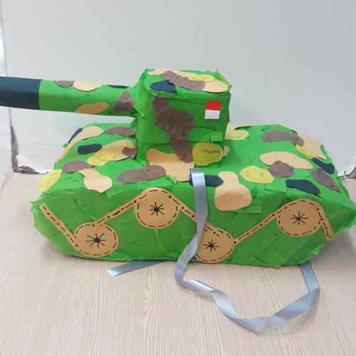 Jual pinata mobil tank tentara/pinata custom/pinata ulang tahun ...