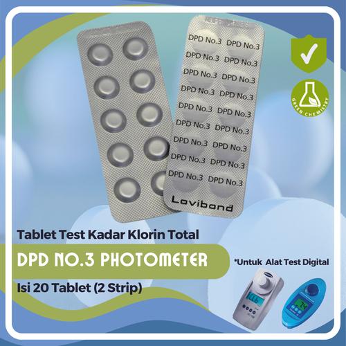 Jual Tablet Refill Test Kit Klorin Total Lovibond DPD 3 Photometer Isi ...