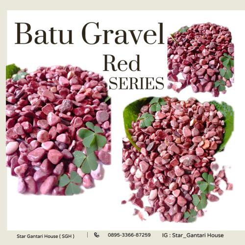 Jual Red Gravel Stone Aquascape Batu gravel merah Batu hias Aquarium ...