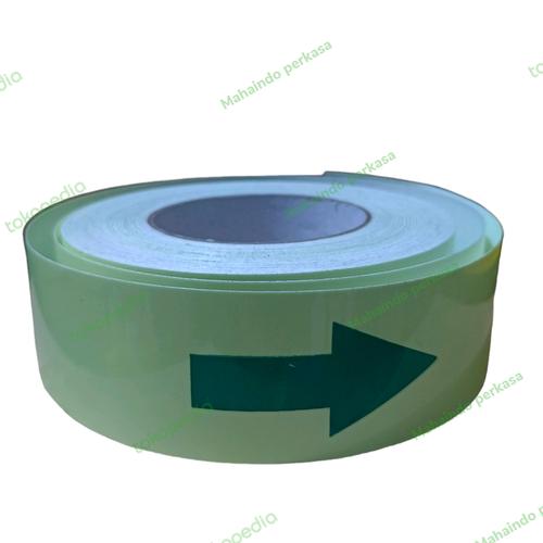 Jual Sticker Glow In The Dark Anak Panah Stiker Fosfor Panah 5cm x 45m ...