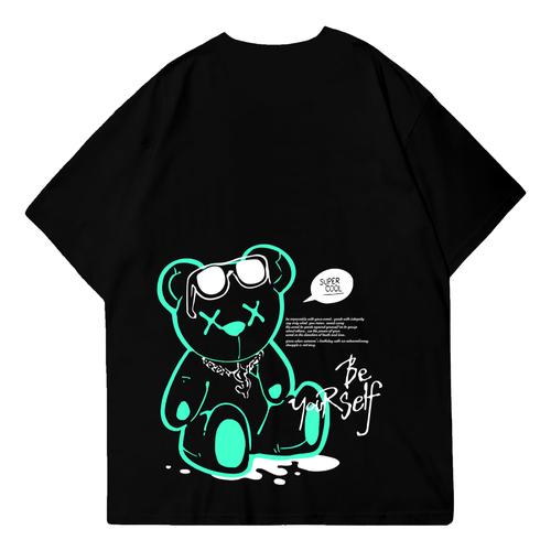 Promo O2 Essentials Kaos Oversize Hitam Premium Unisex Be Yourself - S ...