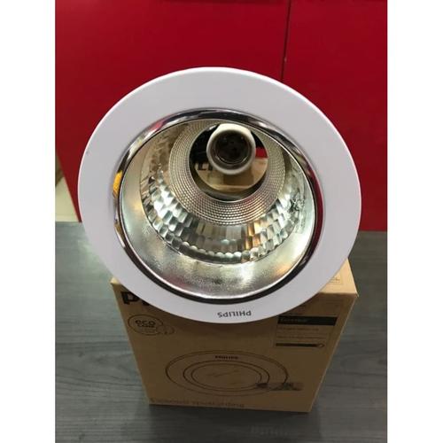 Jual Philips Downlight 4 inch 4 in 2 kaki e27 ( putih / silver nickel ...