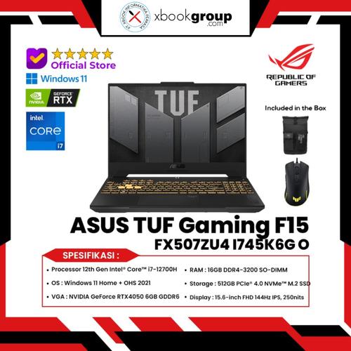 Jual ASUS TUF Gaming F15 FX507ZU4 I745K6G O Core i7 12700H 16GB 512G 4050 - Kota Denpasar ...