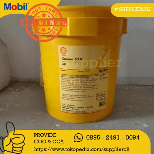 Jual Oli Shell Corena S3 R 68 - Oli Kompresor Shell 20 Lt original asli ...