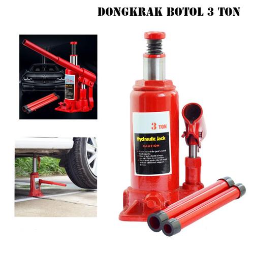 Jual Dongkrak Botol 3 Ton Hydraulic Welded Bottle Jack / Dongkrak ...
